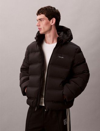 Calvin Klein Steppjacke LS QUILTED BONDED CHANNEL HD PUF Mit Rundhalsausschnitt, regular fit