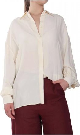 Liu Jo Femme, Blouses et Chemises, Blanc, Taille: 44 FR Ca5397T1963 Chemise en cr&ecirc;pe
