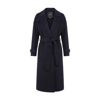 Pinko Casella Cappotto - - Coats - Damen - Blau - XS