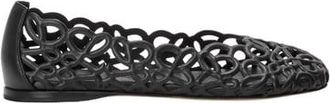 Loewe Ballerines Petal Anagram en cuir dagneau