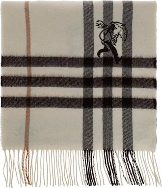 Burberry Check Kaschmirschal - - Accessories - unisex - Beige - ONE SIZE