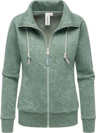 Ragwear Sweatjacke Ronette Print Zip-Jacke mit Allover-Print und hohem Kragen