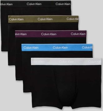 Calvin Klein Underwear Relaxed Fit Trunks aus Baumwoll-Mix im 5er-Pack