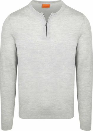 Suitable Crew Zip Merino Gris