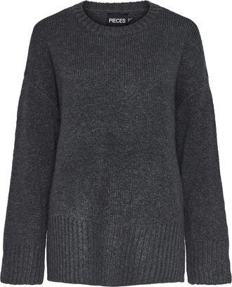 Pieces Pcnancy Ls Loose O-Neck Knit Noos Bc