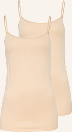 Schiesser 2er-Pack Tops 95/5 beige