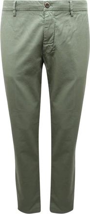 Mason's Homme, Pantalons, Vert, Taille: XL Pantalon Chino Milano