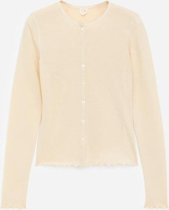 Arket Mesh-Oberteil -Beige