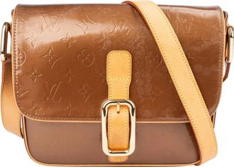 Louis Vuitton Crossbody Bags - Louis Vuitton Vernis Monogram Christie GM Crossbod - Gr. unisize - in Braun - f&uuml;r Damen
