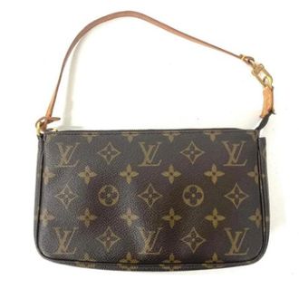Louis Vuitton Pre-owned M51980 Pochette Pouch - Femme - Pre-owned - Brun - Taille: ONE Size