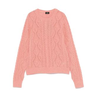 Etro Wollpullover - - Knitwear - Damen - Rosa - M