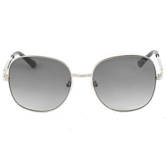 Guess Rauchgradient-Sonnenbrille f&uuml;r Damen, Metallrahmen (Silber)
