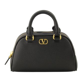 Valentino Garavani Mini Bowling Bag VLogo - - Bags - Damen - Schwarzk - ONE SIZE