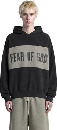 Fear of God Cropped Relaxed Panelled Hoodie