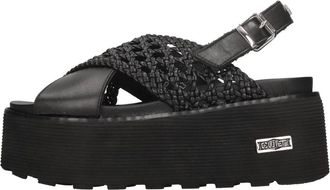 Cult Femme, Chaussures, Noir, Taille: 39 EU Nancy Wedges