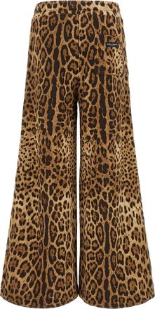 Dolce & Gabbana Womens Brown Cotton Casual Pants