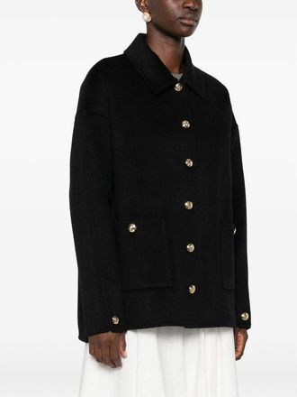 Anine Bing Oversized Cashmere Jacket - Black
