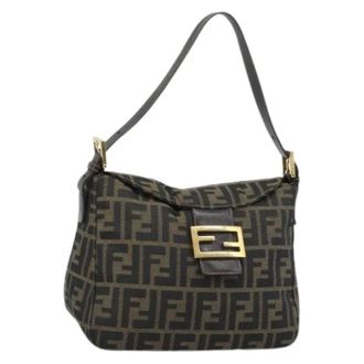 Fendi Pre-owned Zucca Canvas Shoulder Bag - Femme - Pre-owned - Brun - Taille: ONE Size