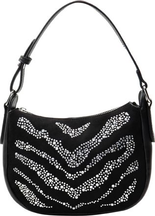 Faina Schultertasche mit Strass Damen schwarz