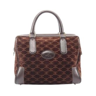 Celine Pre-owned Macadam Suede Leather Handbag - - Pre-owned - Damen - Braun - ONE SIZE