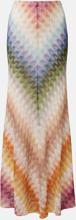 Missoni jupe longue en maille