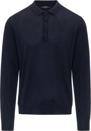 K-Way Rey Polo - - Knitwear - Herren - Blau - M