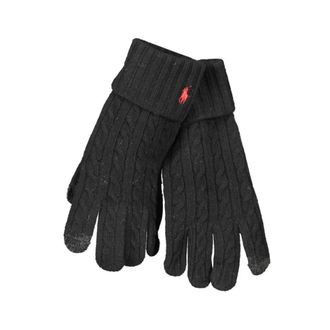 Ralph Lauren Wollhandschuh - - Accessories - Herren - Schwarzk - ONE SIZE