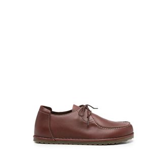 Birkenstock Utti Lace Contrast-stitch Leather Sneakers