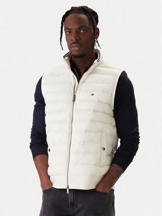 Tommy Hilfiger Weste Mix Media Ess MW0MW41441 &Eacute;cru Regular Fit