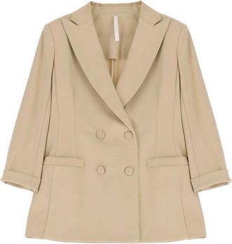 Imperial Femme, Vestes, Blanc, Taille: 40 FR Giacca DoppioPetto