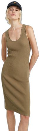 G-Star G-Star RAW Womens Dresses Bodycon Ribbed Knitted Tank Dress wmn, Braun (Coriander D24659-D605-G290), XS