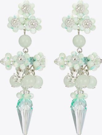 Tory Burch Damen Lineare Curiosity Ohrringe mit Perlen