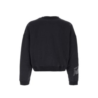 New Balance Crew Neck Fleece Cotton Sweatshirt - Blue