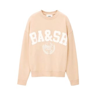 BA&SH Femme, Sweatshirts et sweats &agrave; capuche, Rose, Taille: 40 FR Benjamin SweaT-shirt