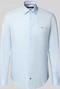 Tommy Hilfiger Regular Fit Businesshemd aus Twill