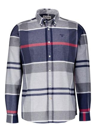 Barbour Herren Hemd blau Flanell