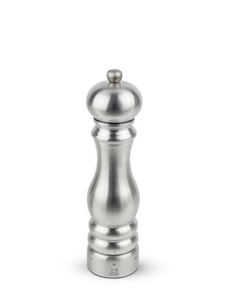 Peugeot Moulin &agrave; Poivre Paris Chef uSelect 22 cm + Poivre Inclus - En Inox - 6 R&eacute;glages de Moutures Pr&eacute;d&eacute;finies - Fabrication Fran&ccedil;aise - Coloris Inox