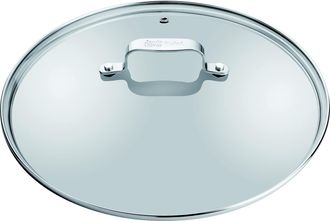 T-fal Jamie Oliver by Tefal Pfannen- und Topfdeckel 28cm, Glasdeckel mit Edelstahlrand, Dampfauslassventil, Überlaufschutz, spülmaschinengeeignet, exklusive