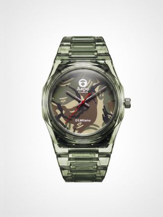 D1 Milano D1 x AAPE: Green Camo Nylon