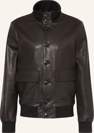 Manzoni24 Manzoni 24 Lederblouson schwarz