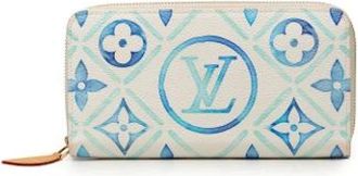 Louis Vuitton Portefeuille Pre-owned By The Pool - Femme - Pre-owned - Bleu - Taille: ONE Size