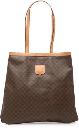 Celine Shopper - Macadam Coated Canvas Tote - Gr. unisize - in Braun - f&uuml;r Damen