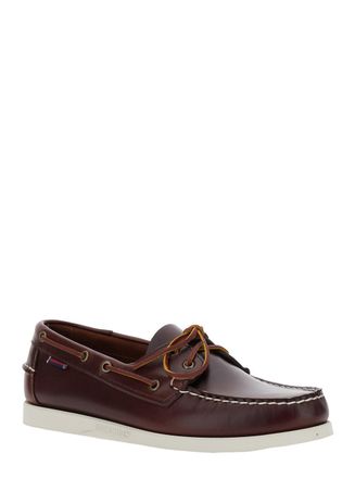 Sebago Mens Loafers Dockside Portland Brown Leather Calf