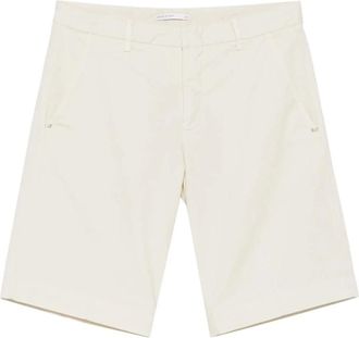 Entre Amis Homme, Shorts, Blanc, Taille: W33 Danubio Belt-loop Shorts