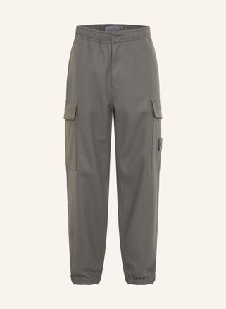Stone Island Cargohose Ghost Aus Flanell grau