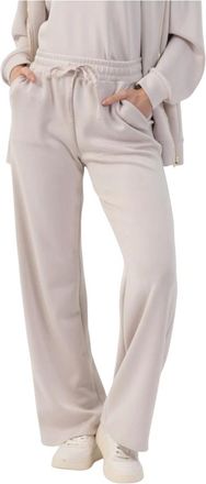 Kocca Femme, Pantalons, Beige, Taille: 40 FR Pantaloni jogger gamba larga