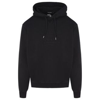 Dsquared2 Cool Fit Kapuzenpullover mit gepr&auml;gtem Ahornblatt-Logo in Schwarz