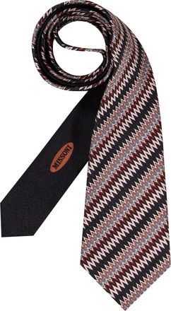 Missoni Herren Krawatte rosa Gemustert