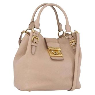 Miu Miu Sac &agrave; main Pre-owned - Femme - Pre-owned - Rose - Taille: ONE Size