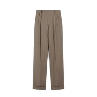 Sportmax Femme, Pantalons, Brun, Taille: 32 FR Pantalone Ferito